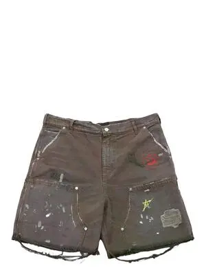 PALY This Guy's Double Knee Shorts - Brown
