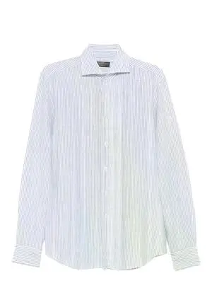 DELL'OGLIO Striped Shirt - Blue