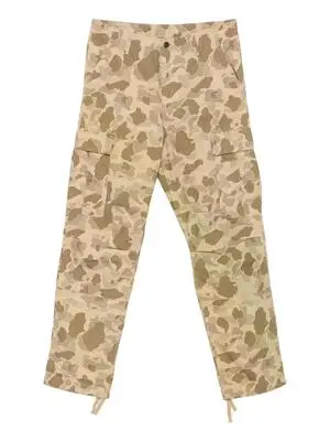 Carhartt Work In Progress Carhartt WIP Camouflage-Print Cargo Trousers Neutrals