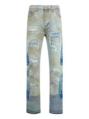 WHO DECIDES WAR BY EV BRAVADO Mechanic Jeans - Blue
