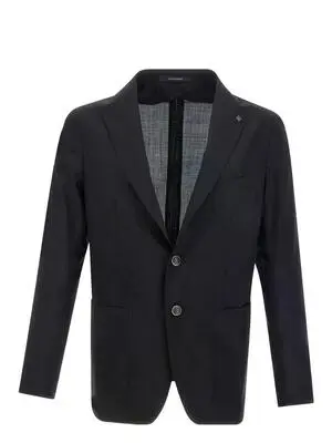 Tagliatore Two-button Blazer - Black