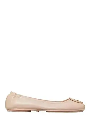 Tory Burch Minnie Logo-detail Ballet Flats - Pink