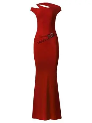 MOOS STUDIO Maxi Dress - Red