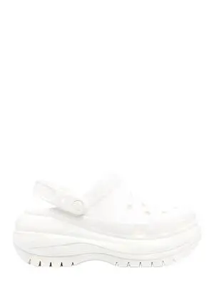CROCS Perforated Platform Clogs - White