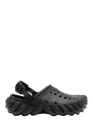 CROCS Echo Clogs With Logo - Black