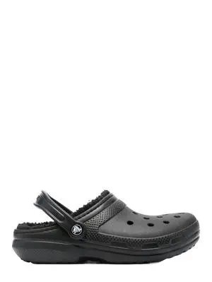 CROCS Baya Fleece-lined Clogs - Black