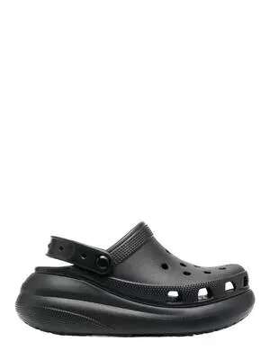 CROCS Double-platform Slingback Slides - Black