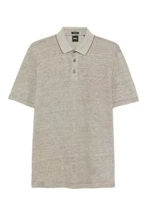 BOSS Mélange Polo Shirt - Brown
