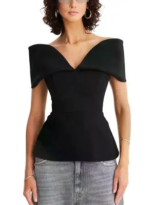 MOOS STUDIO Sleeveless Top - Black
