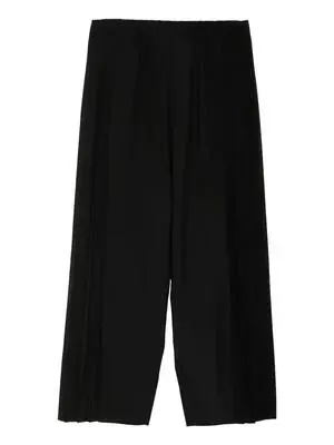 UNDERCOVERISM Pleated Wide-leg Trousers - Black