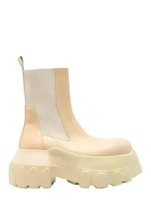 Rick Owens Beatle Mega Tractor Boots - Neutrals