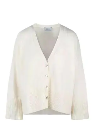 BE YOU Cashmere Cardigan - White