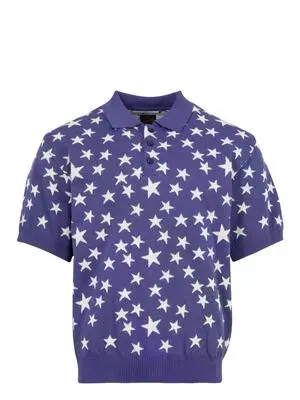 Needles Knitted Polo Shirt - Purple