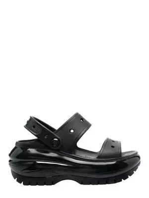 CROCS Mega Crush Rubber Sandals - Black
