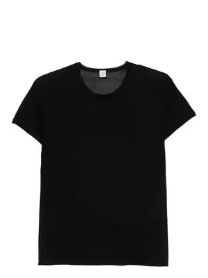 TOTEME Silk T-shirt - Black