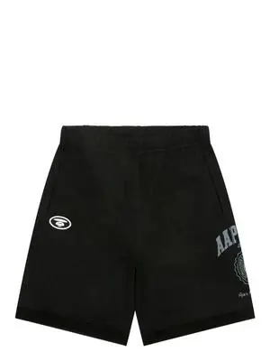 AAPE BY *A BATHING APE® Graphic-print Track Shorts - Black