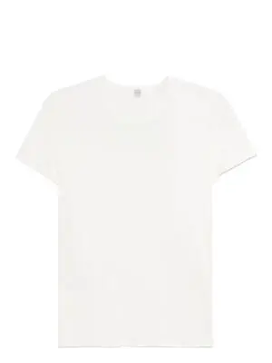 TOTEME Silk T-shirt - White
