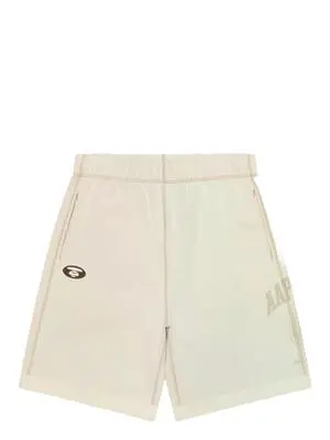 AAPE BY *A BATHING APE® Graphic-print Track Shorts - Neutrals