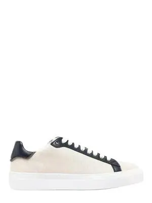 Fabiana Filippi Canvas Leather Sneakers - Neutrals