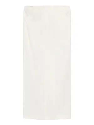 AYA MUSE Twill Maxi Skirt - White