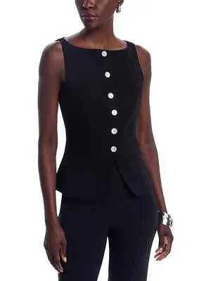 Cinq À Sept Lemonis Vest - Black