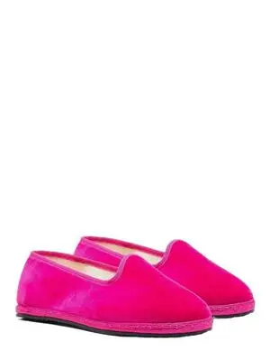 SCAROSSO Valentina Loafers Fuchsia - Velvet