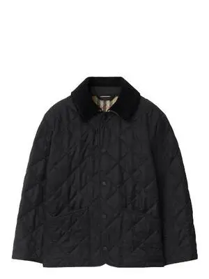 Burberry Quilted Barn Jacket - Black
