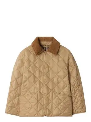 Burberry Quilted Barn Jacket - Sand