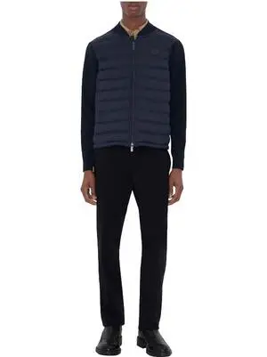 Burberry Cotton Twill Chinos - Navy