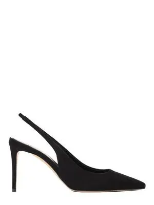 SCAROSSO Sutton Slingback Pumps - Black - Suede