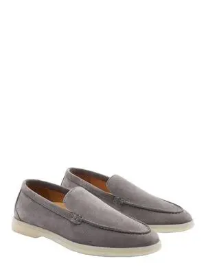 SCAROSSO Ludovica Loafers - Grey - Suede