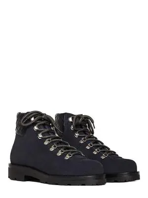 SCAROSSO Catherine Boots - Navy - Suede