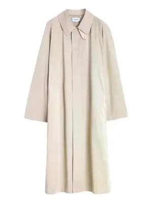 LEMAIRE Stand-up Collar Coat - Neutrals