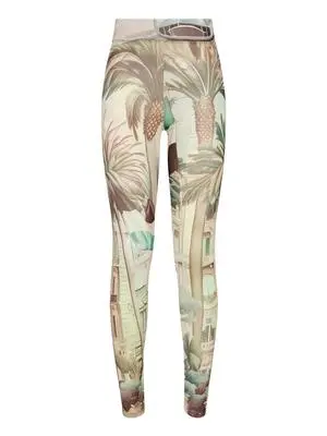 Philipp Plein Racing Leggings - Neutrals
