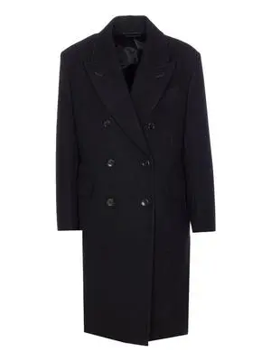 TOM FORD Double-breasted Coat - Black