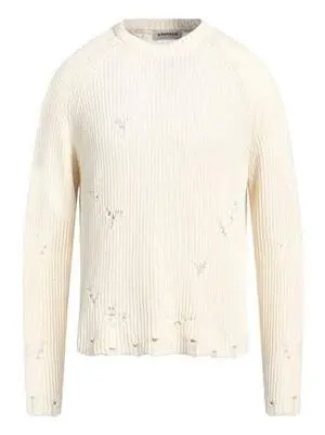 A PAPER KID Cotton Sweater - White