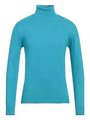 BERNA Berna Turtleneck Knit Top Blue