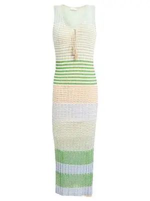 Liu Jo Midi Bodycon Knit Dress - Ivory
