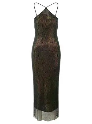 THE NEW ARRIVALS ILKYAZ OZEL Sequin-embellished Dress - Black