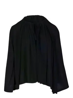 TOTEME Drawstring-fastening Cape - Black