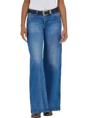 Wrangler World Wide High Waist Wide Leg Jeans - Ranch Housedown