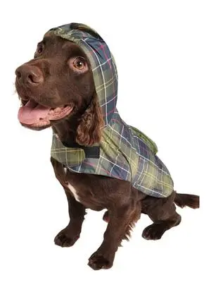 Barbour Tartan Showerproof Packable Dog Coat - Classic Tartan