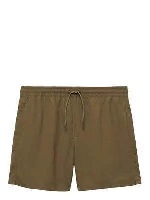 Mango Swim Trunks - Khaki Green