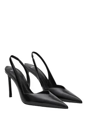 MANGO MANGO Slingback Half D'Orsay Pumps
