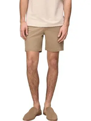 Warp + Weft Flat Front Chino Shorts - Hazelnut