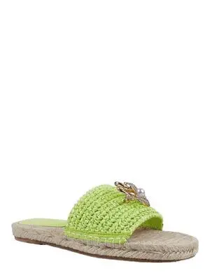 ARTISAN CRAFTED BY ZIGI Lariana Slide Sandal - Lemon Flower