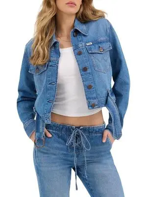 Wrangler Denim Moto Jacket - Blossoming