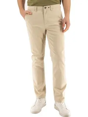 DEVIL-DOG DUNGAREES Cotton Stretch Twill Chinos - Brown Rice
