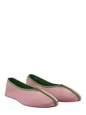 Mango MANGO Satin Ballerina Flat Pink
