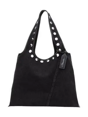 3.1 Phillip Lim Denim Market Tote Bag - Washed Black